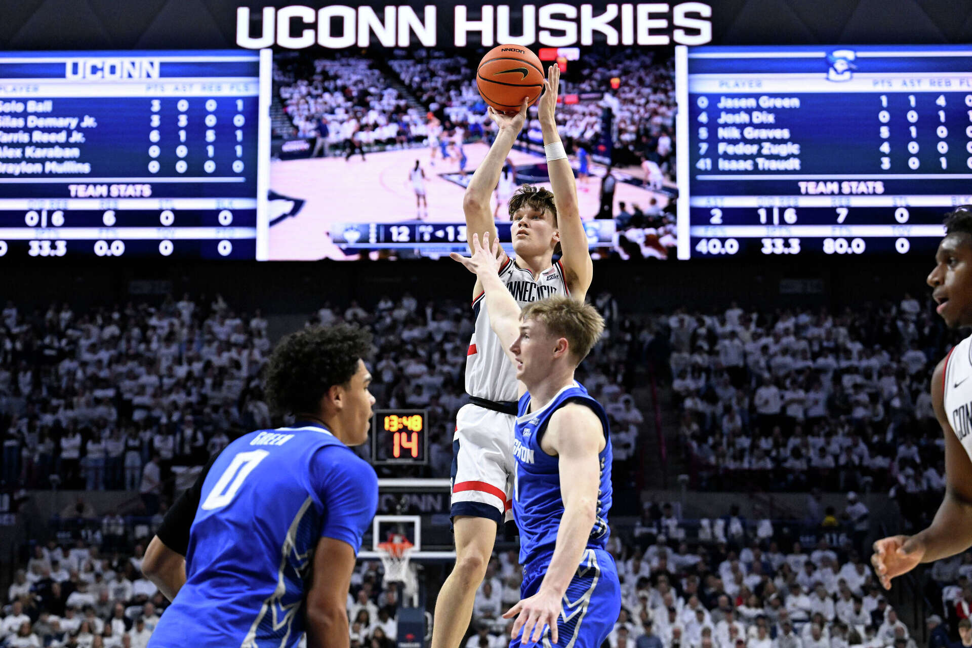UConn men's basketball shocked at home by Creighton