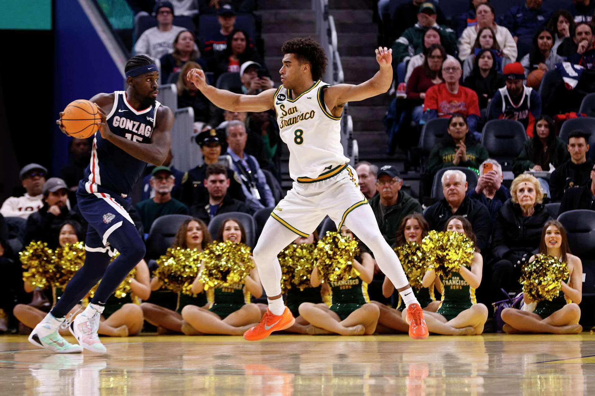 Gonzaga’s dominance of USF continues with blowout win at Chase Center