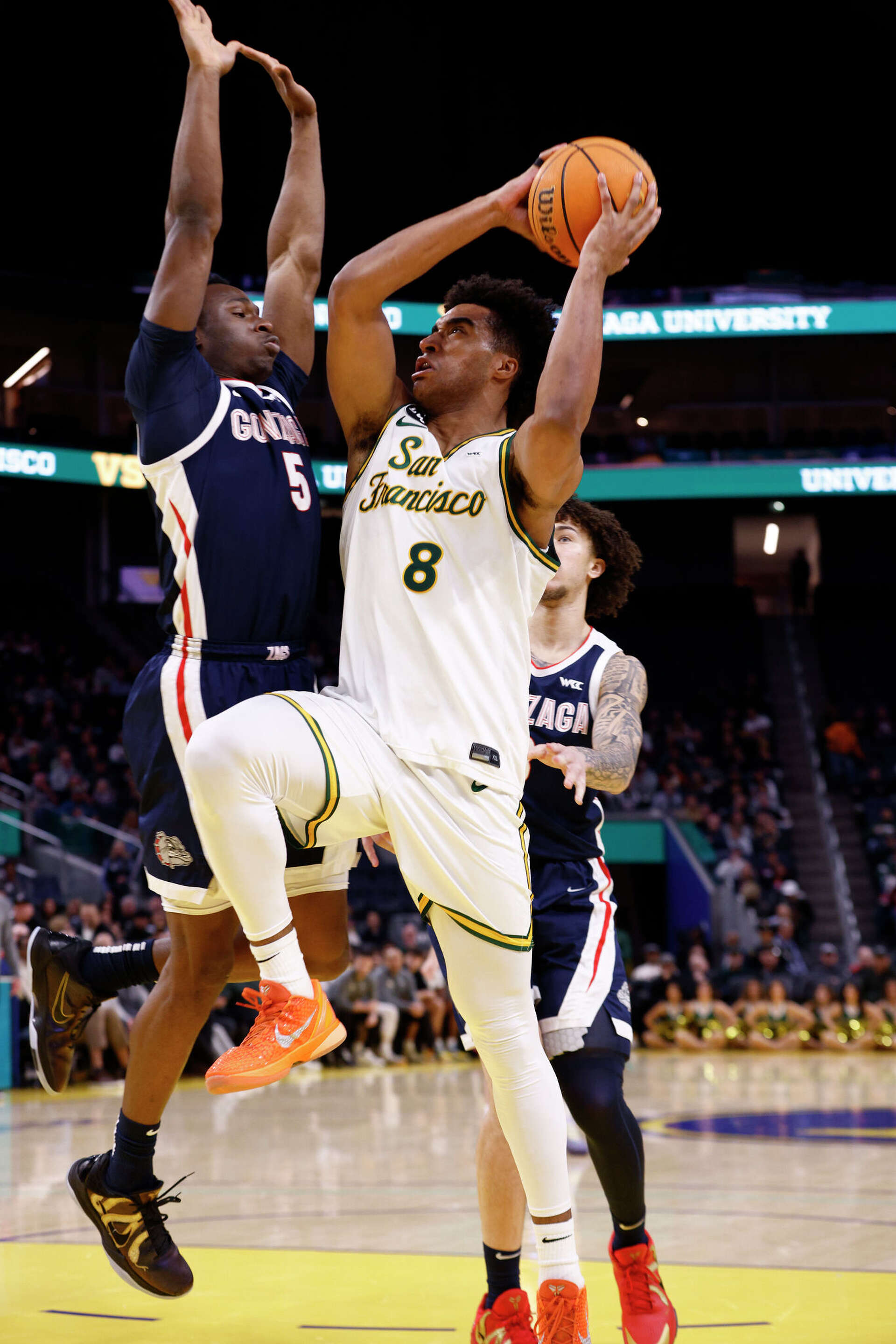Gonzaga’s dominance of USF continues with blowout win at Chase Center