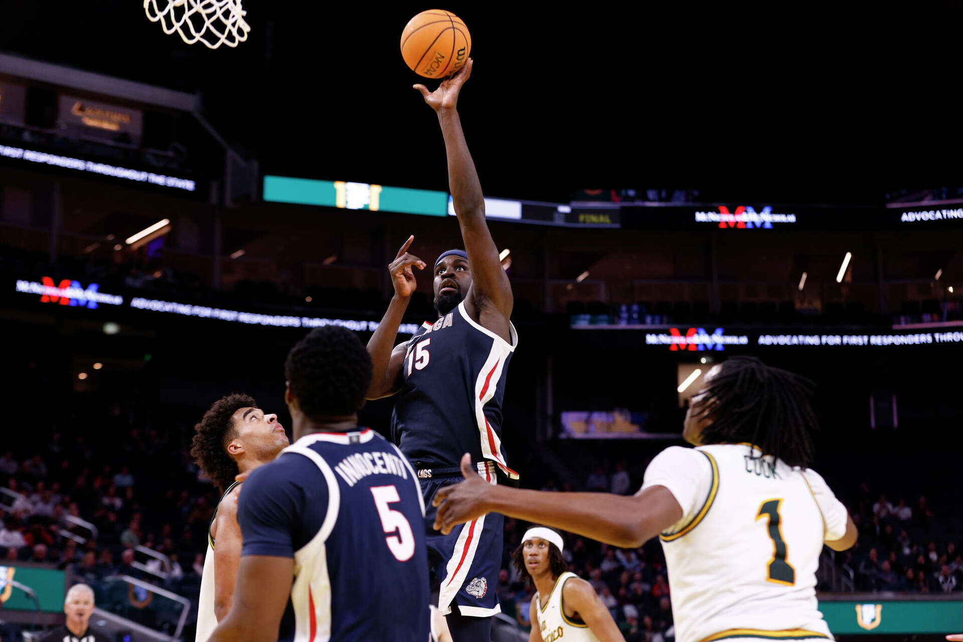 Gonzaga’s dominance of USF continues with blowout win at Chase Center