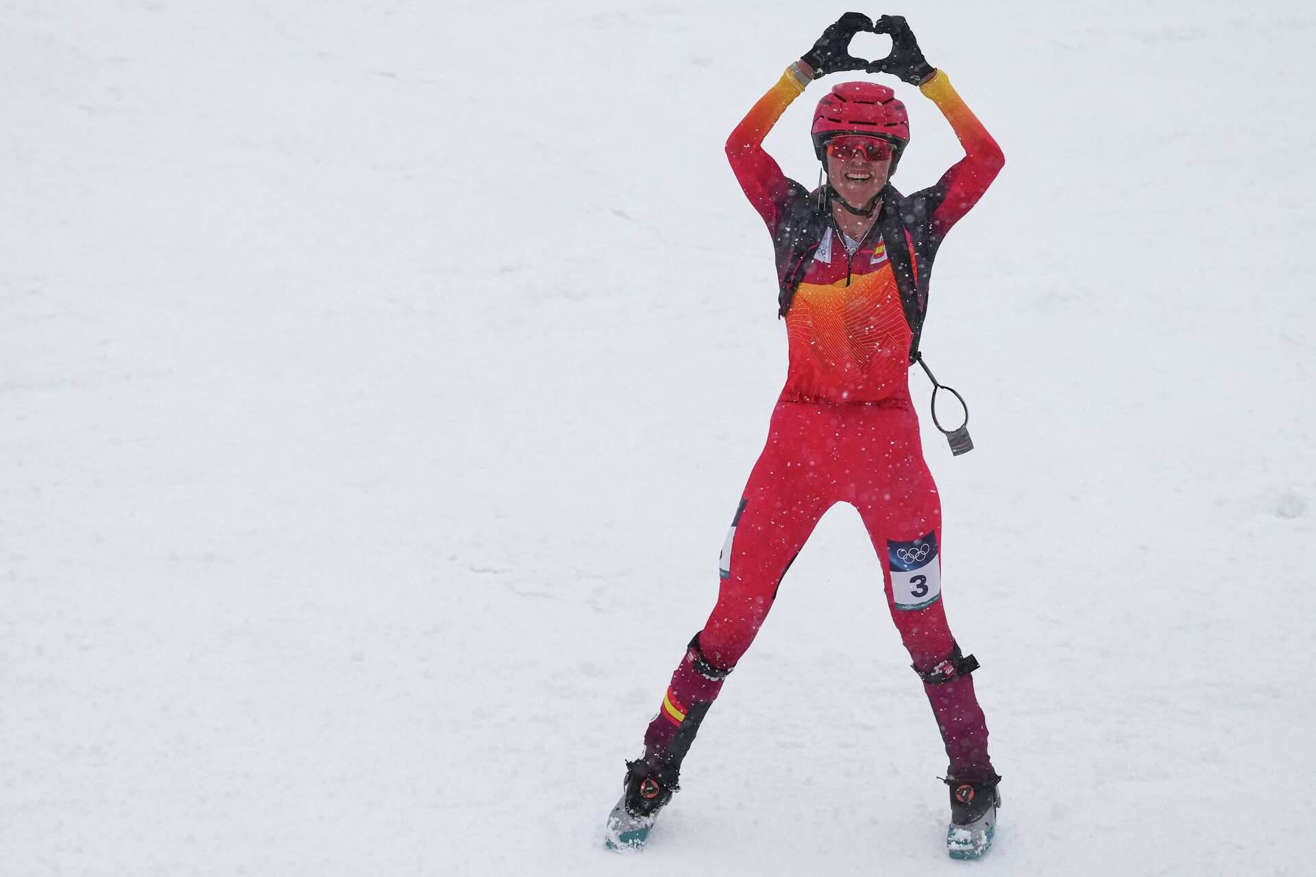 Ana Alonso Rodriguez’s hard climb to Olympic skimo bronze began off the ...