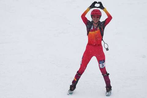 Ana Alonso Rodriguez’s hard climb to Olympic skimo bronze began off the ...