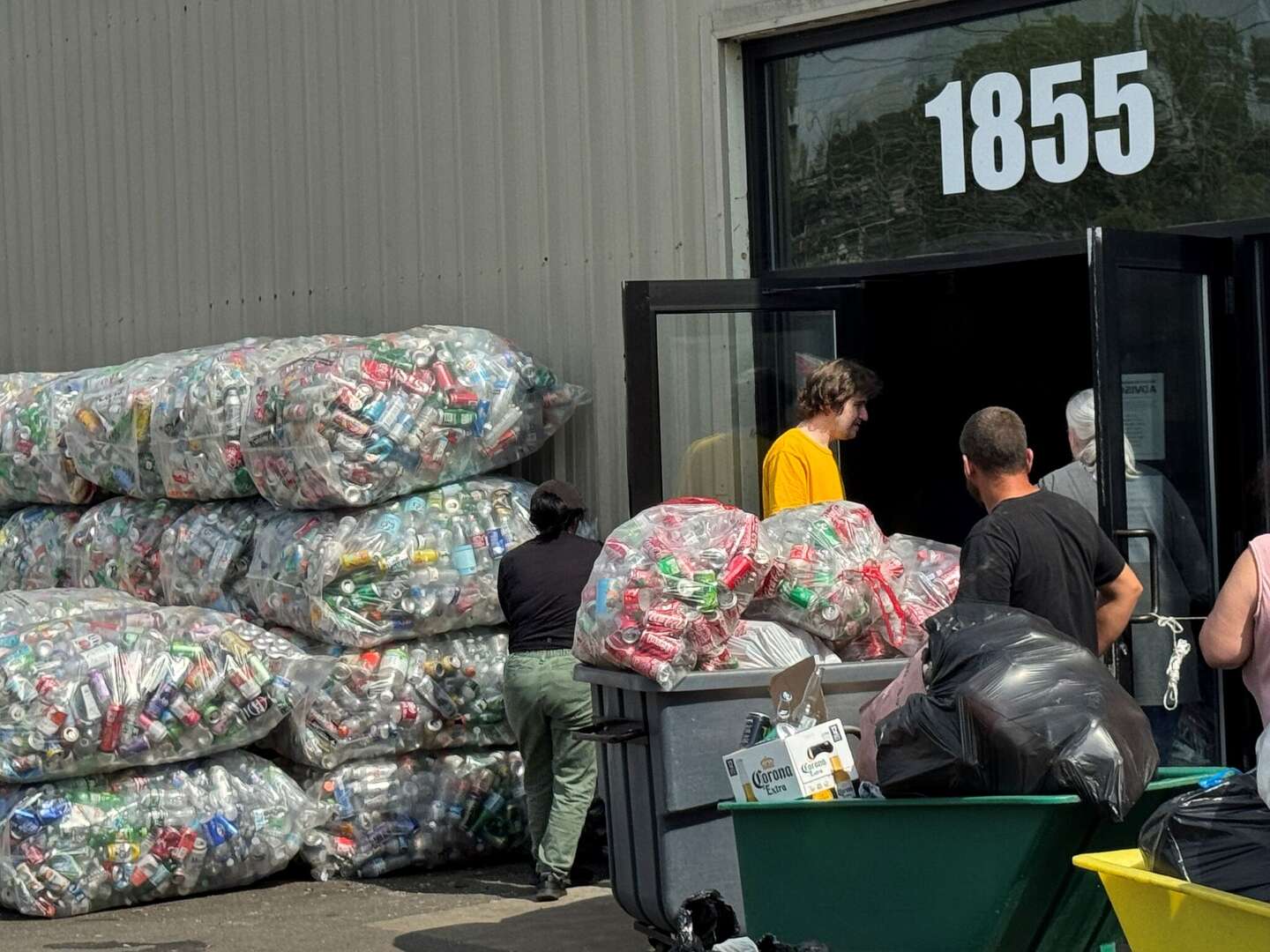 Truckloads of out-of-state cans come to CT for the 10-cent redemption