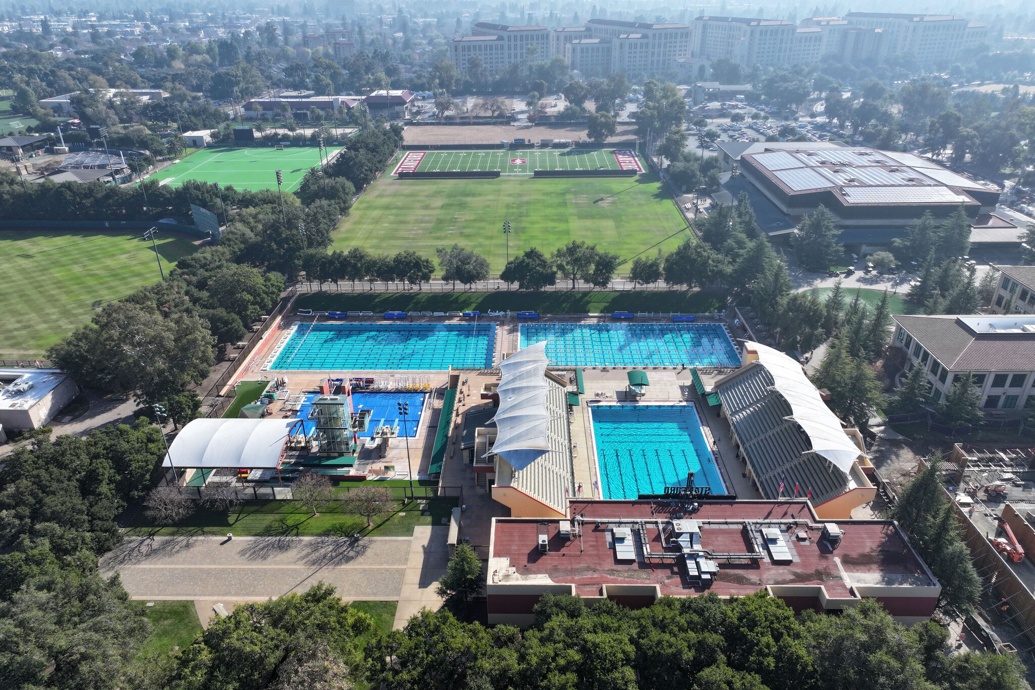 Stanford swimmer still under evaluation after postrace collapse