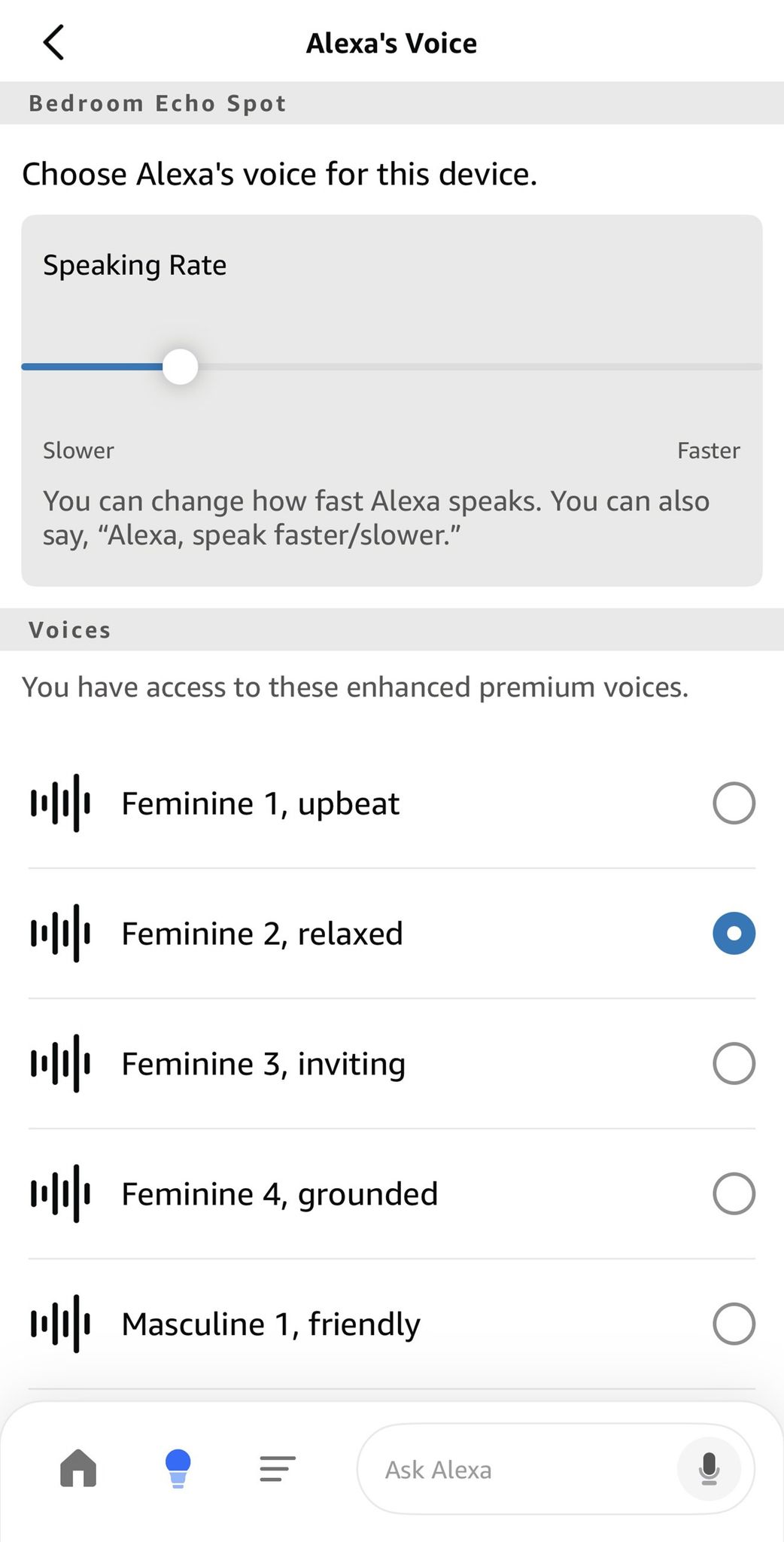 I just want to hear the old Alexa