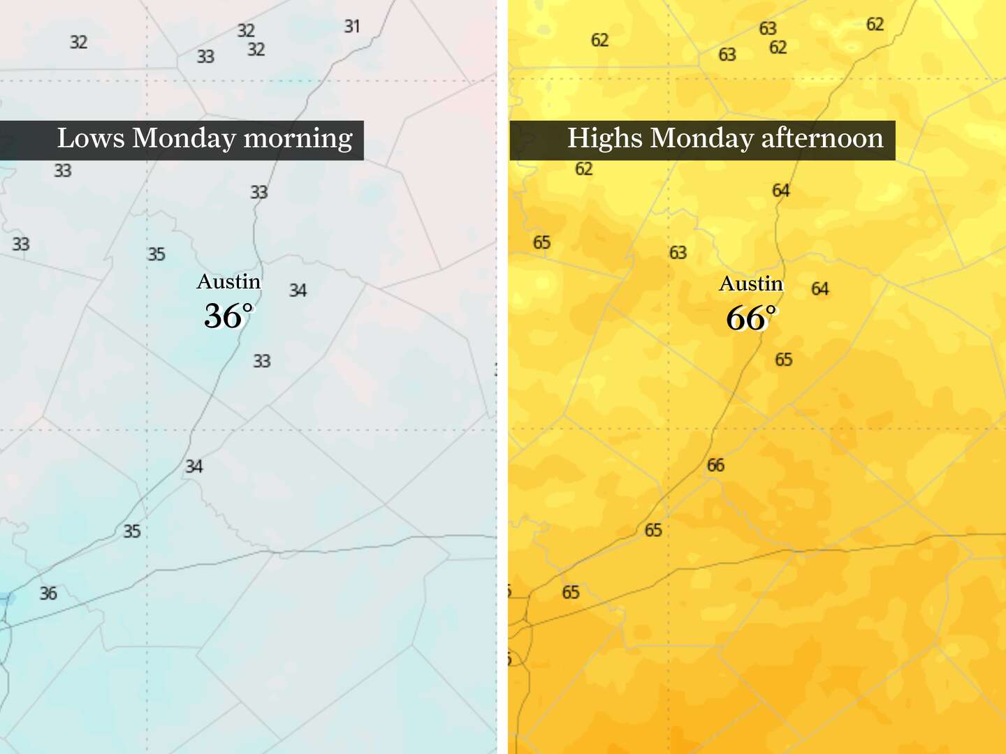 Austin weather: Cold front brings allergy relief