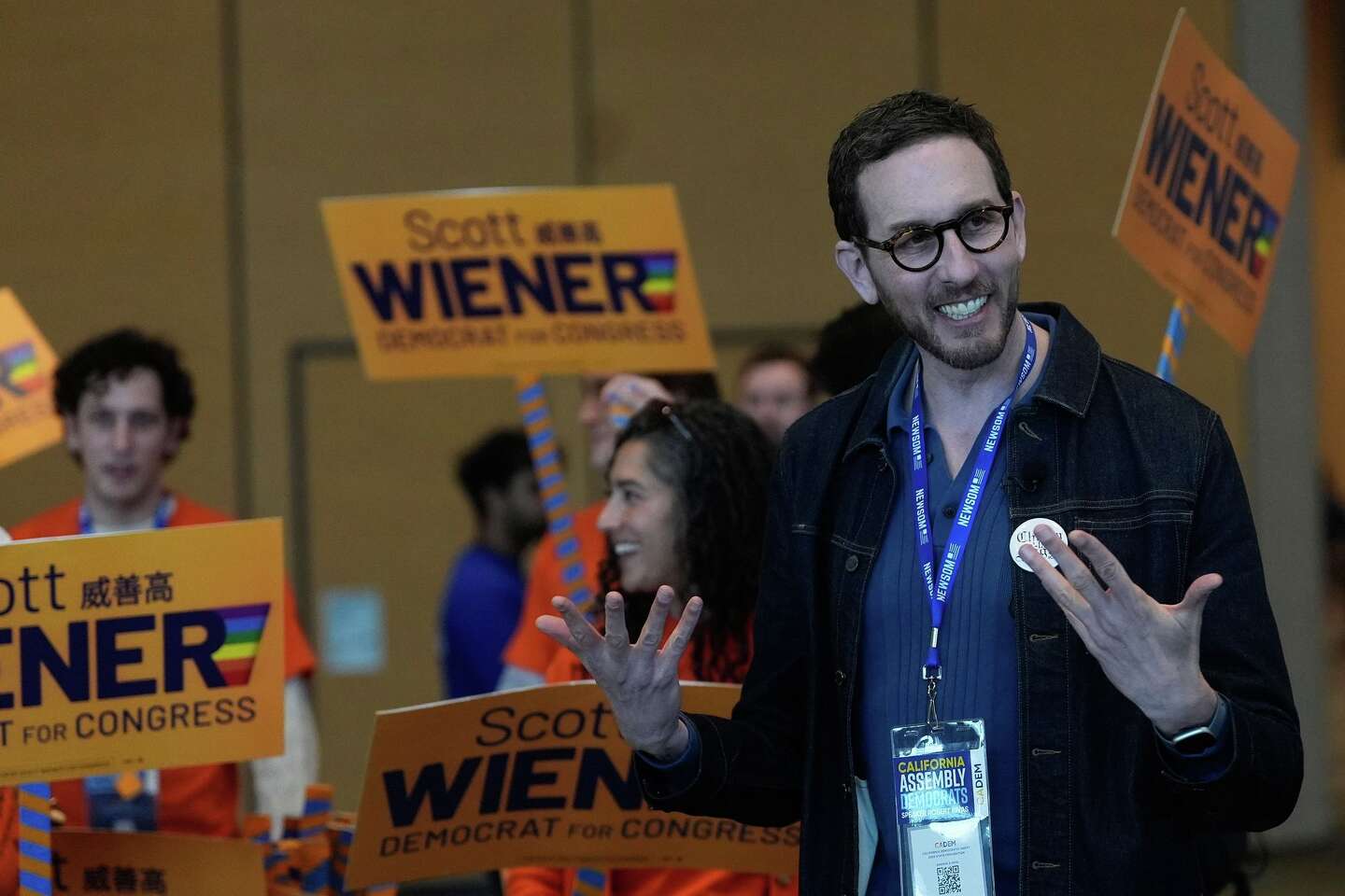 California Democratic Party backs Wiener’s campaign to succeed Pelosi