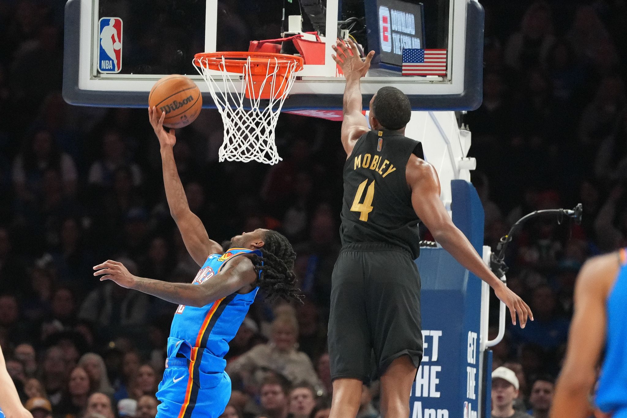 Short-handed Thunder hit 21 3s to beat Cavaliers 121-113, snapping ...