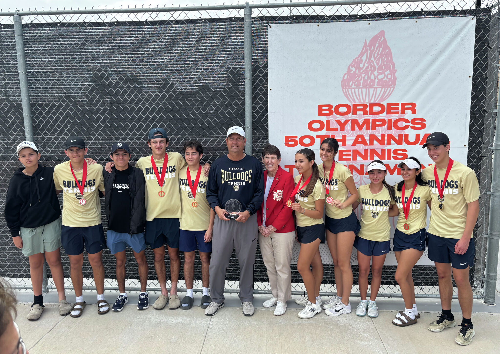 Alexander Bulldogs win Border Olympics tennis tournament