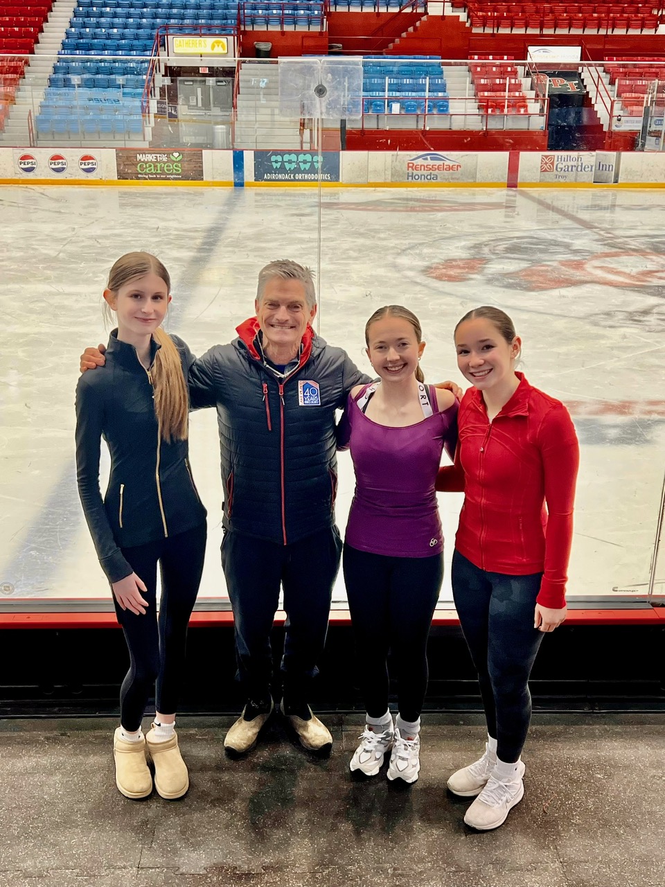 Olympic medalist Paul Wylie trains local figure skaters in Troy