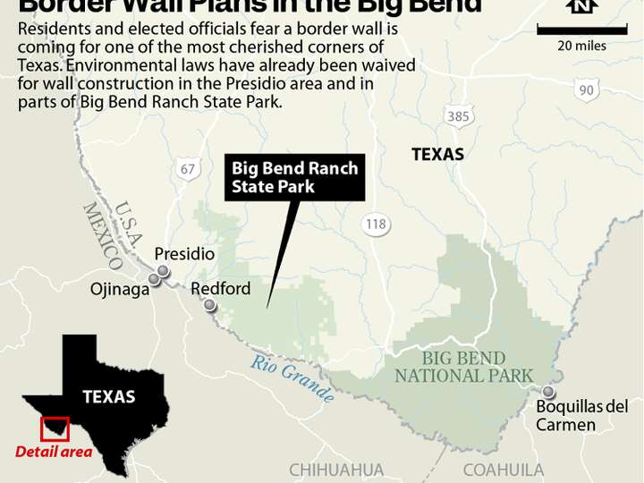 Trump border wall to go through Texas' Big Bend region