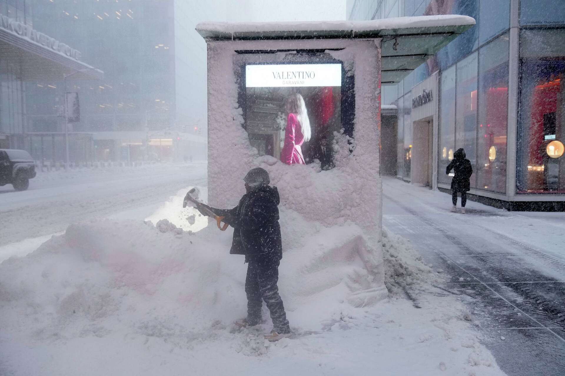 Photos of a massive snowstorm pummeling northeast US