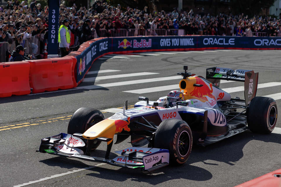 Red Bull's F1 showcase in the Marina was utter chaos