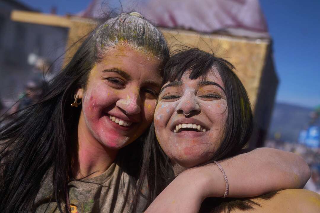 A colorful 'flour war' in Greece marks the start of Lent, in photos