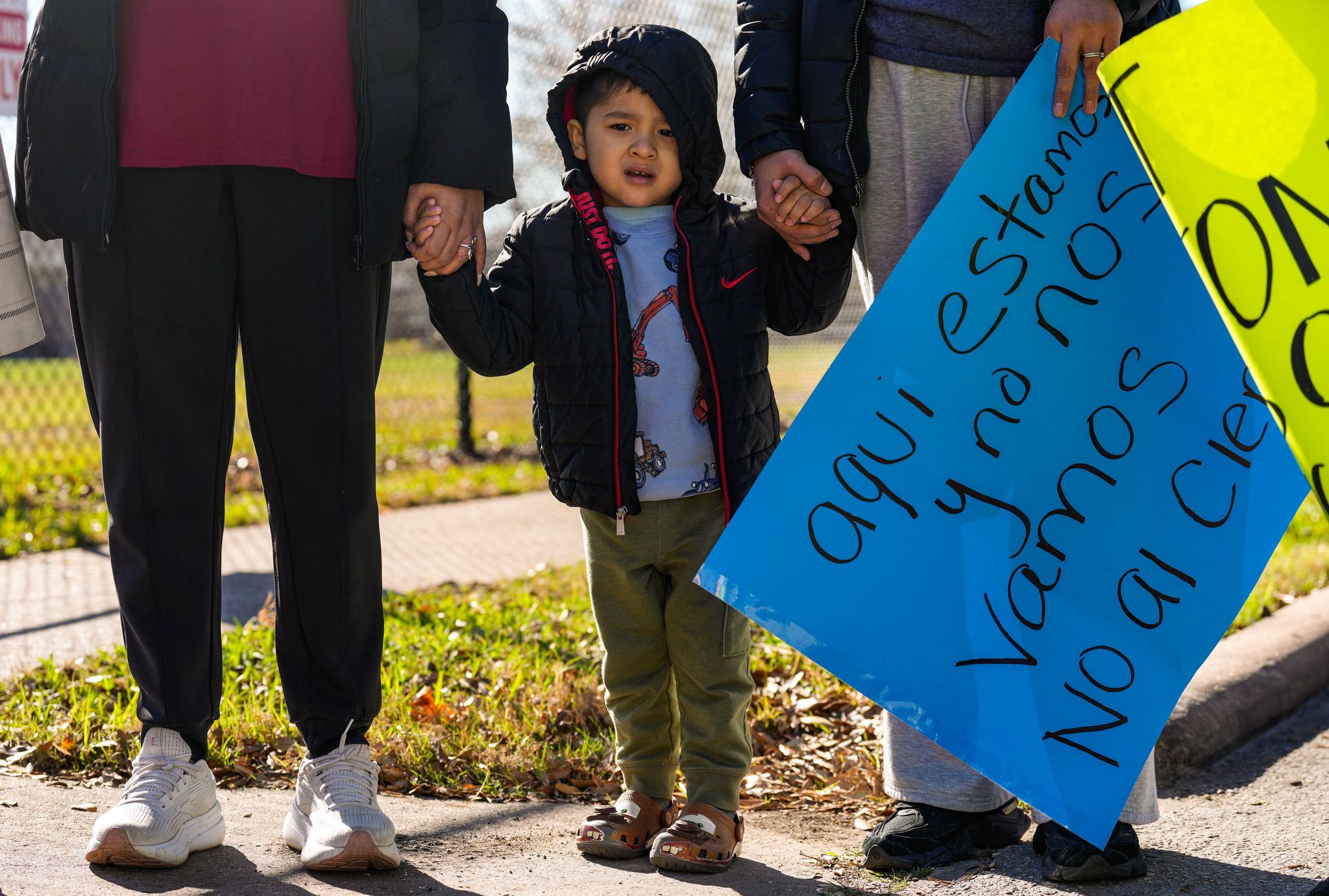 Port Houston Elementary students protest HISD closures
