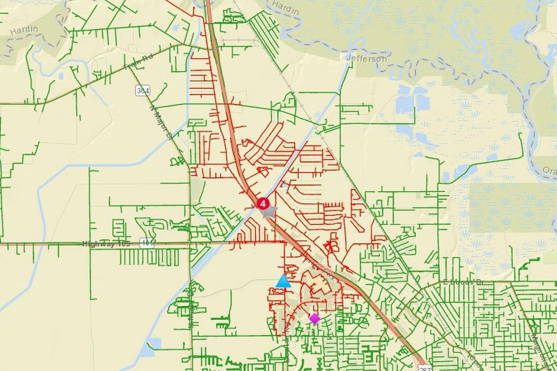 Beaumont power outage: Parkdale Mall area significantly impacted