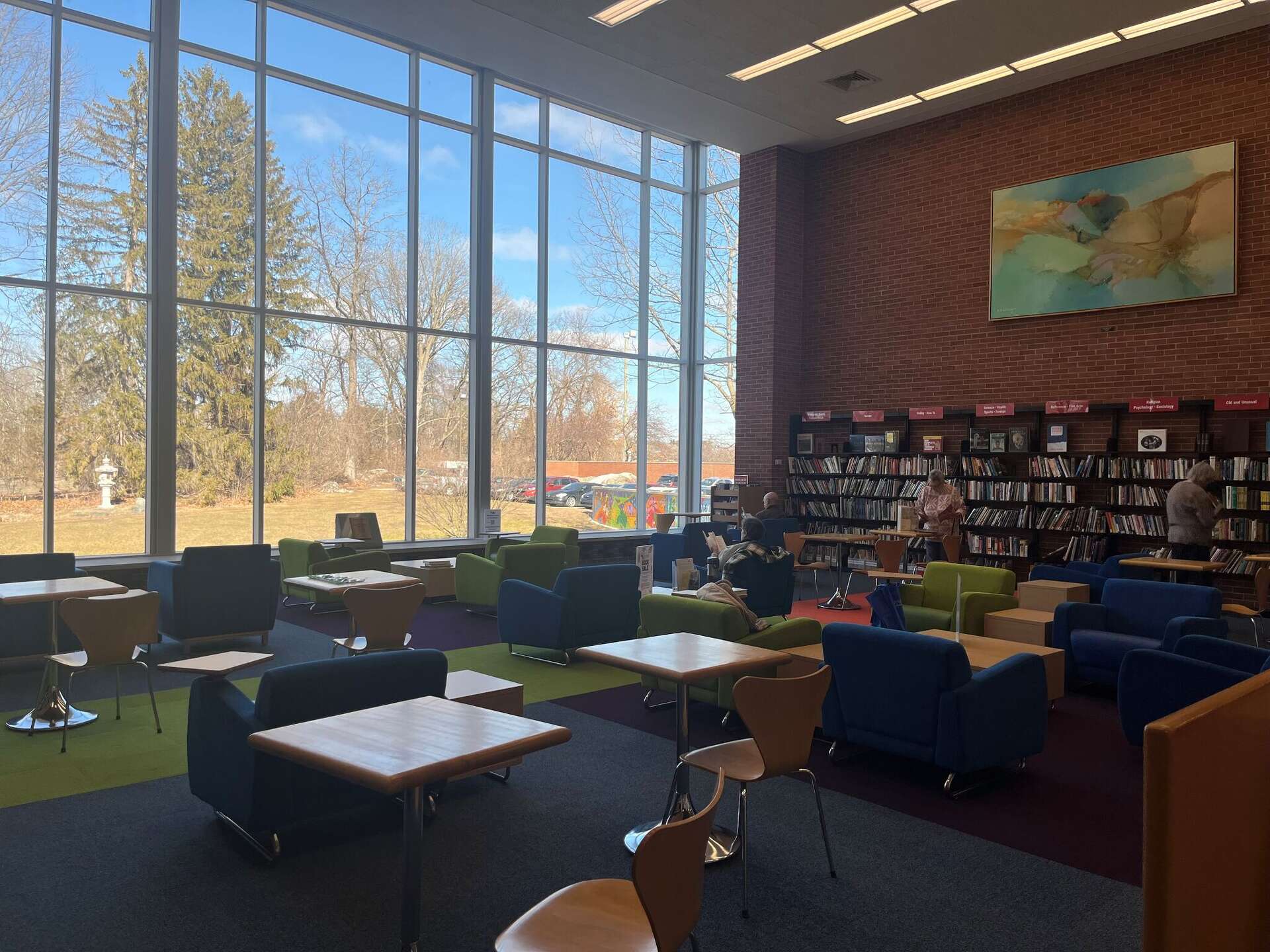 Grace A. Dow Library reopens with new study pods, MidLab