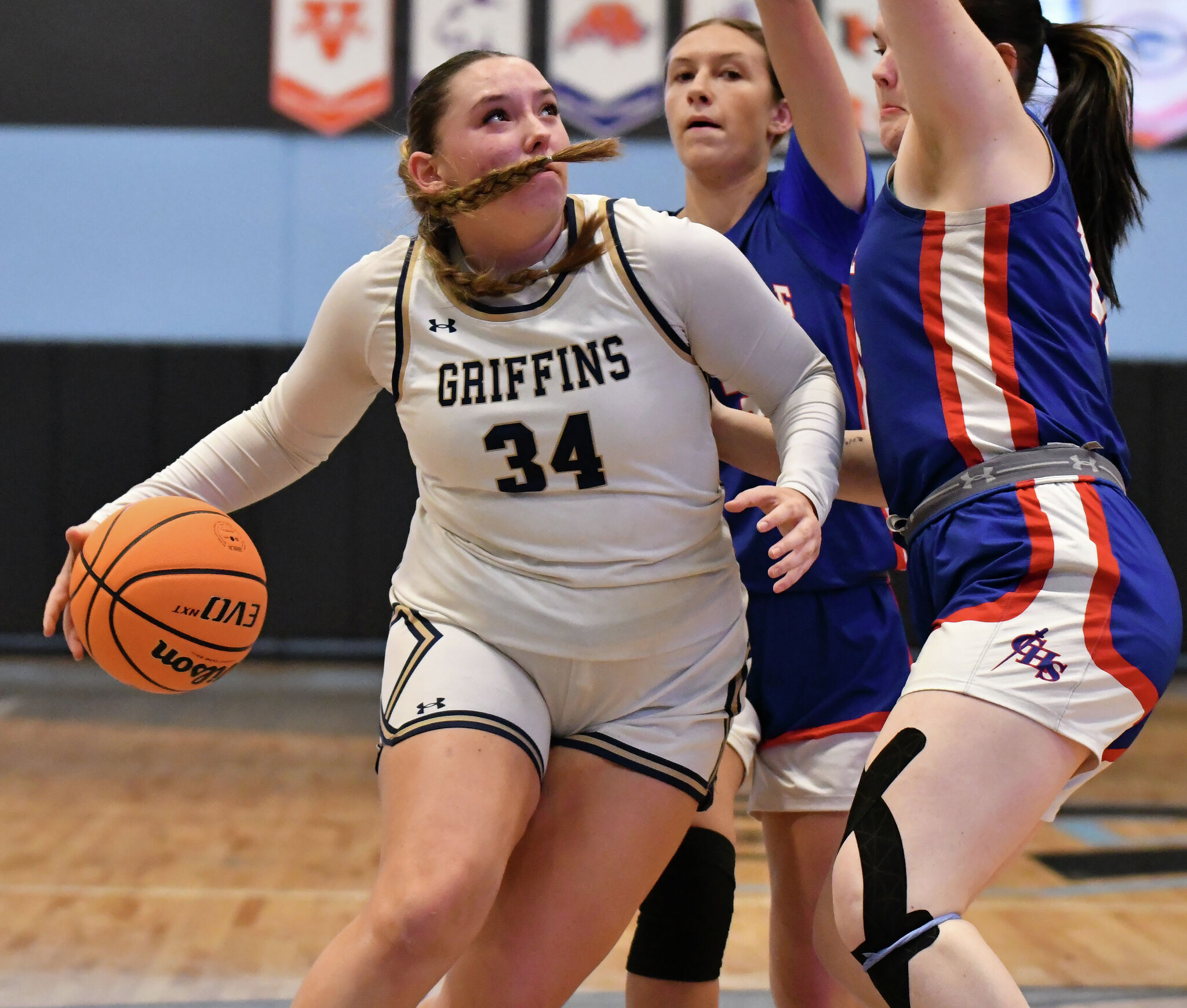 Father McGivney girls basketball plays Carlinville in 2A Sectional