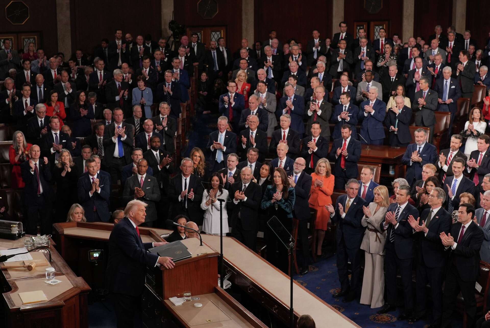 Photos of President Donald Trump's State of the Union address