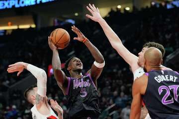 NBA fines Anthony Edwards $25,000 for throwing a ball into the stands ...