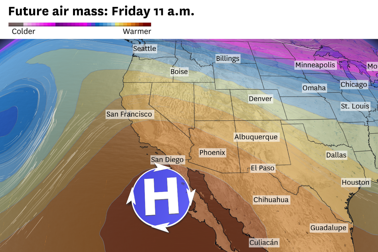Western U.S. to see historic winter weather — with 90-degree temps