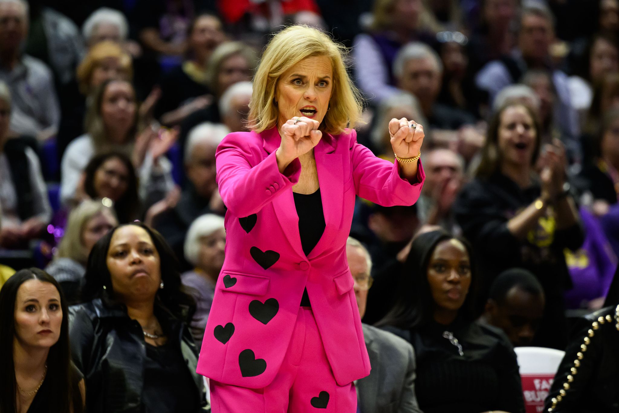 LSU coach Kim Mulkey provides artist a Valentine’s Day to remember