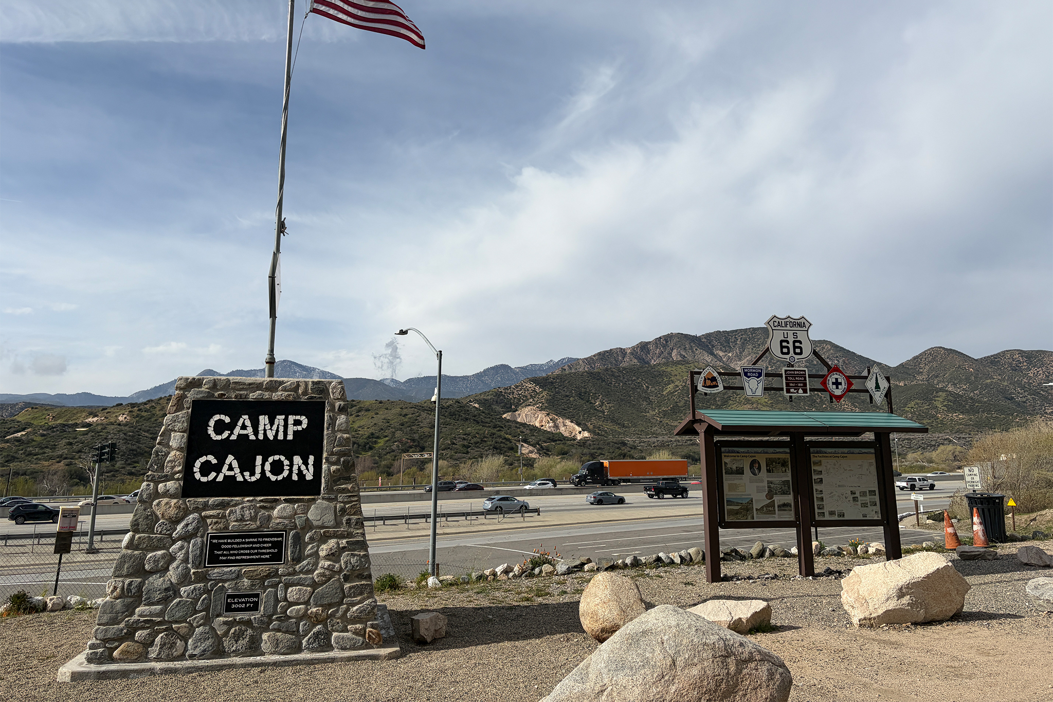 California's first rest stop sits abandoned between LA and Las Vegas