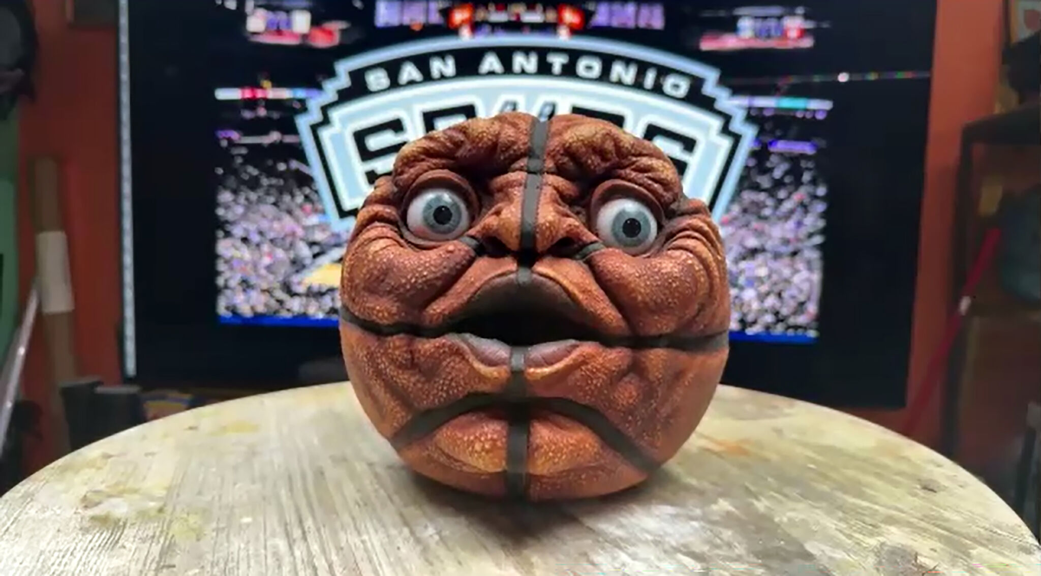 Meet Old Ball, the animatronic basketball Spurs, Wemby pundit