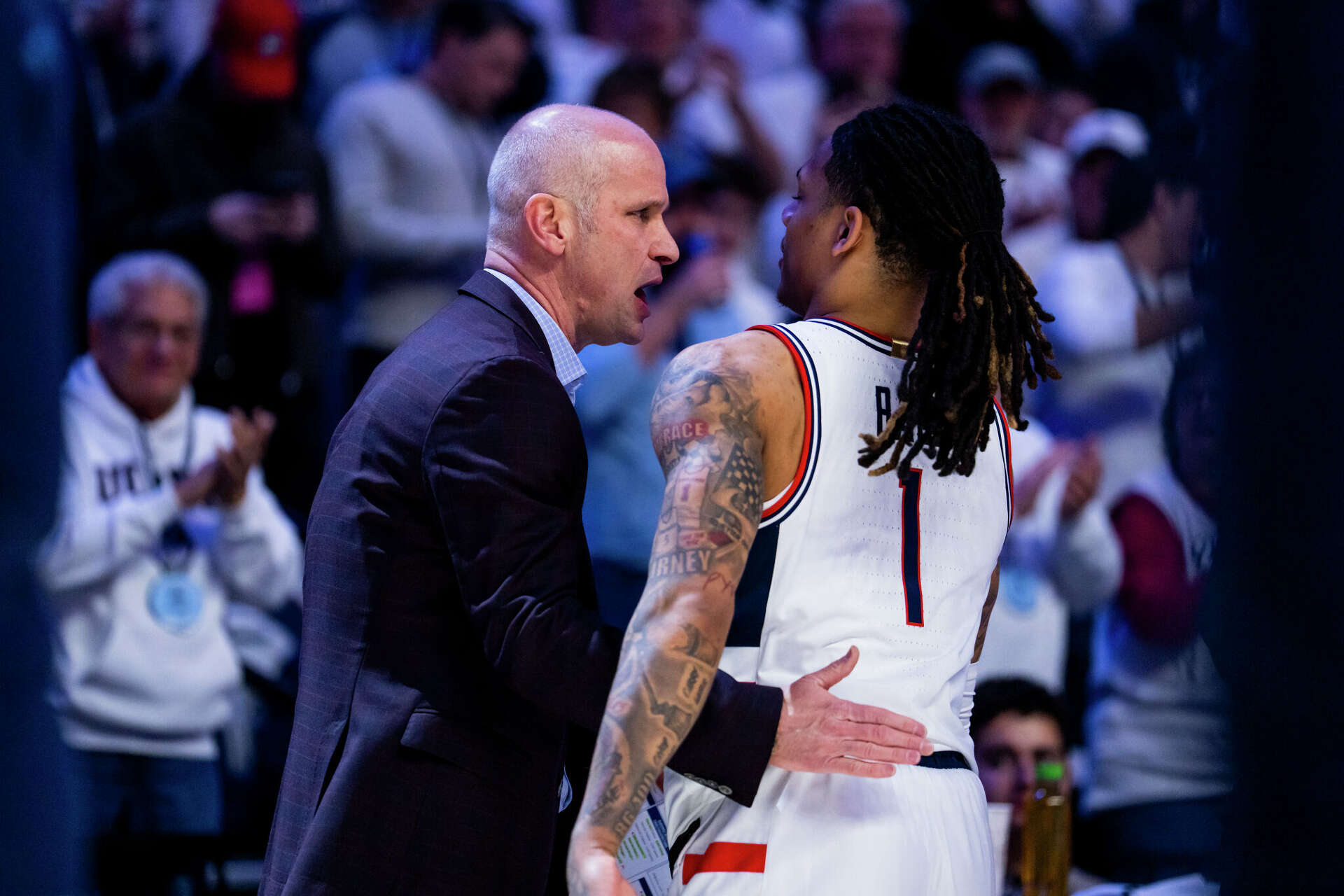 UConn's Dan Hurley celebrates wins with frozen pizza, late-night hoops