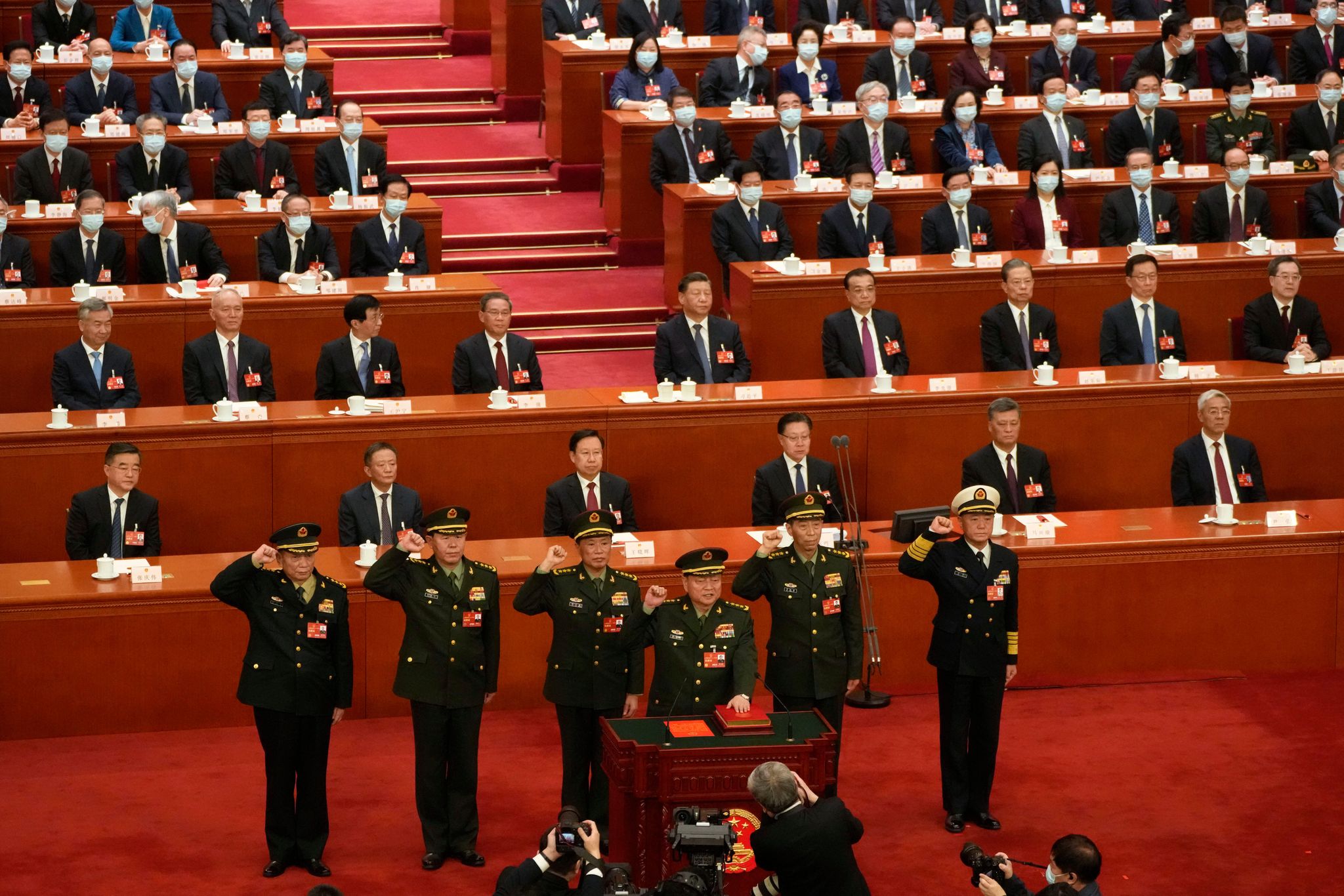 19 deputies of China's legislature, including 9 military officers ...