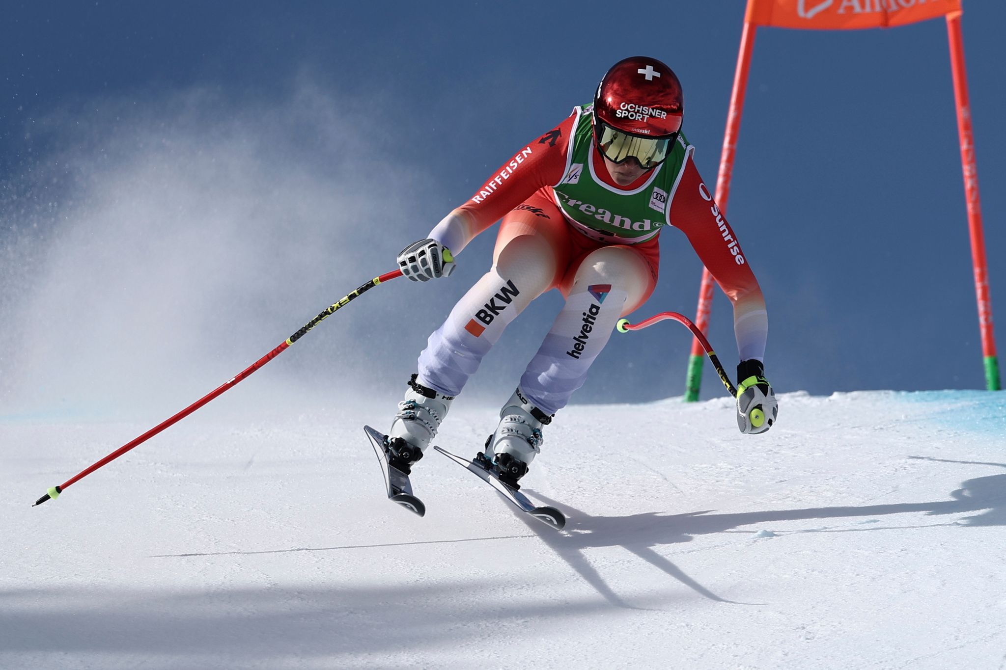 Swiss skier Suter wins 1st race since Olympics as chase starts for Vonn ...