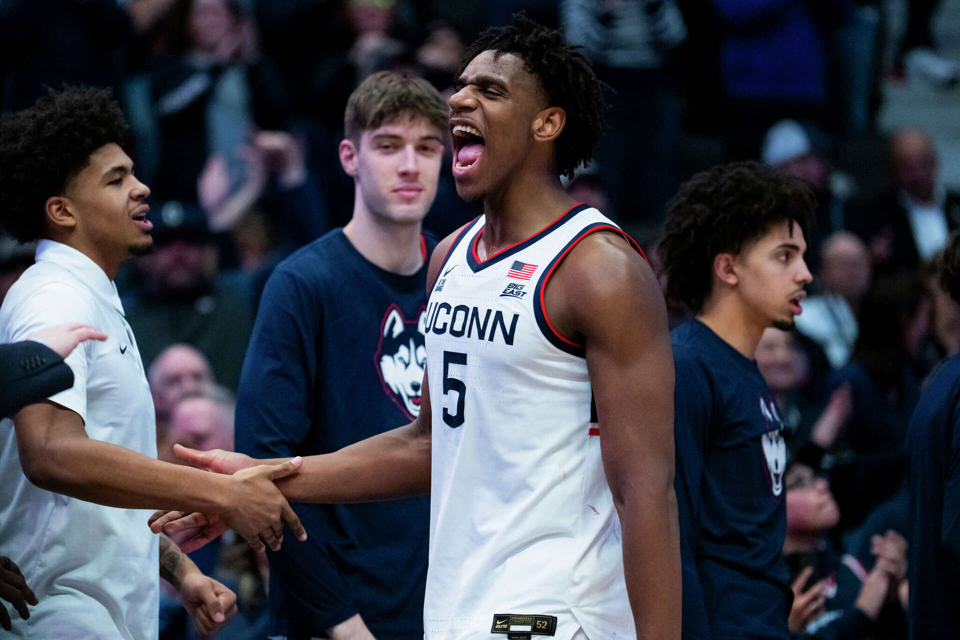 Tarris Reed Jr. aims to lead UConn to title parade in April