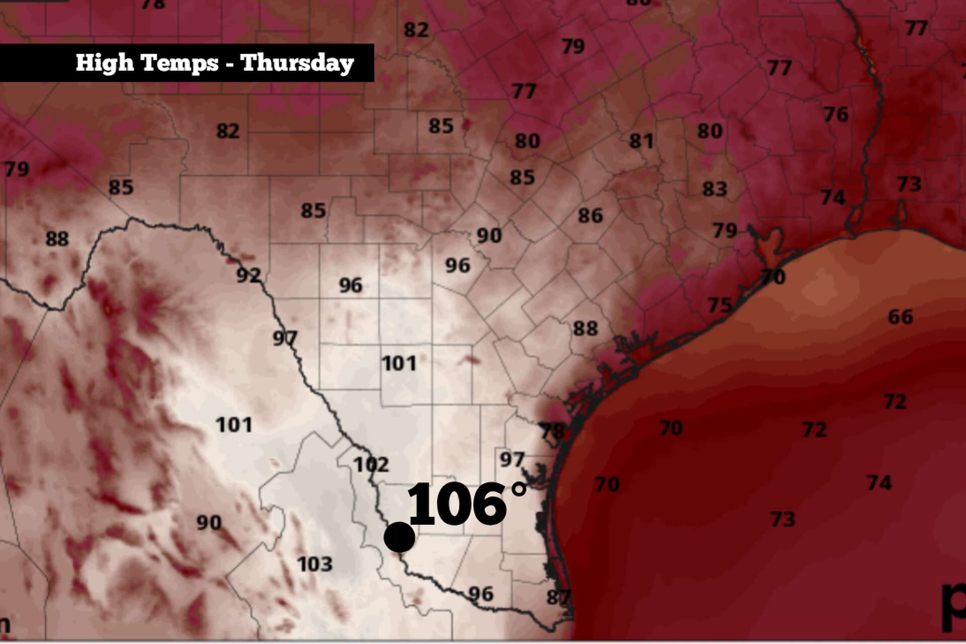 106 degrees in February? This Texas town set a new U.S. record.