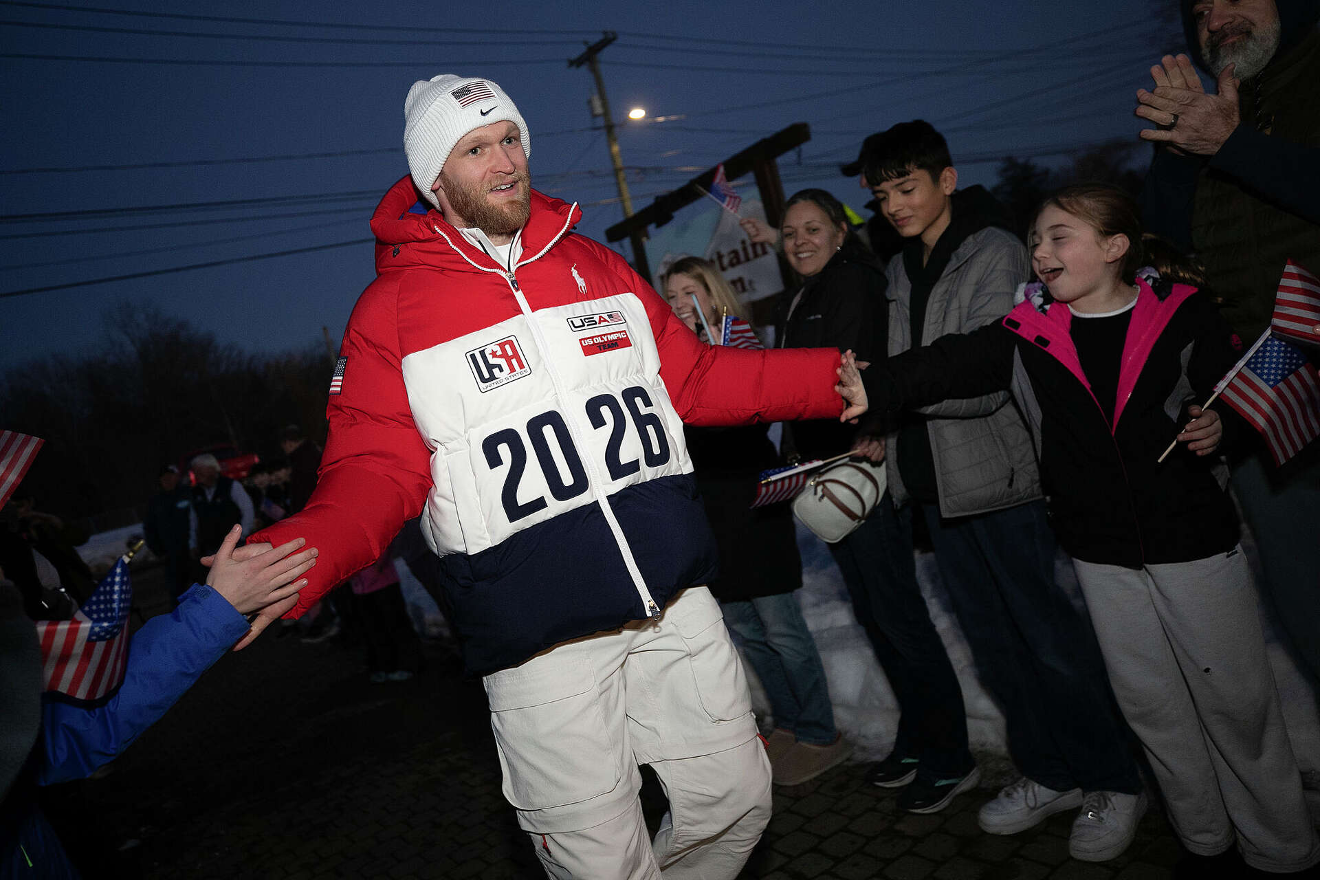 Olympic skeleton racer Austin Florian honored by CT hometown