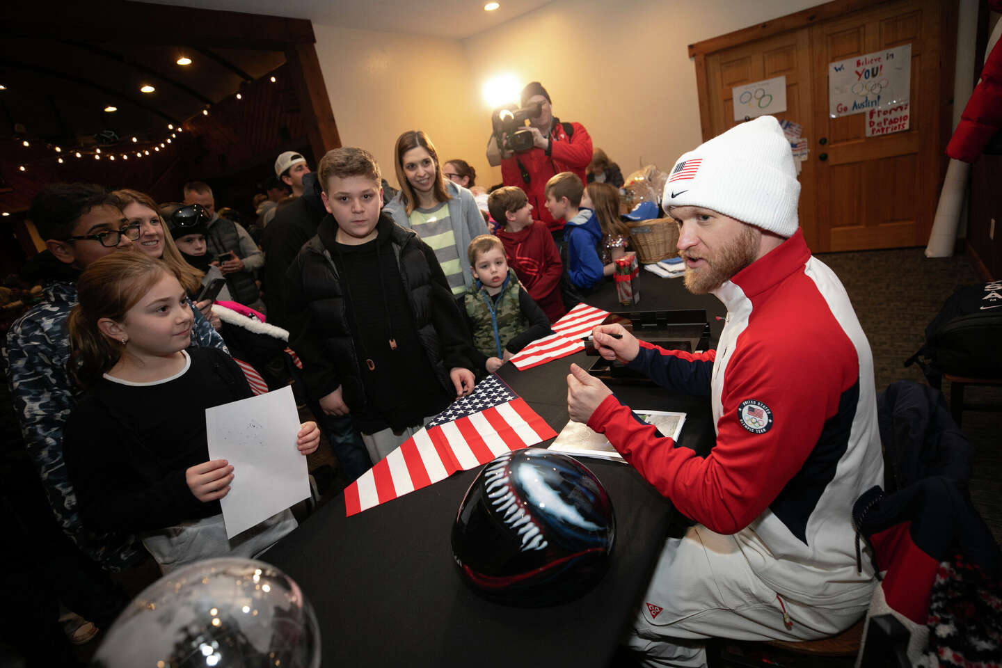 Olympic skeleton racer Austin Florian honored by CT hometown