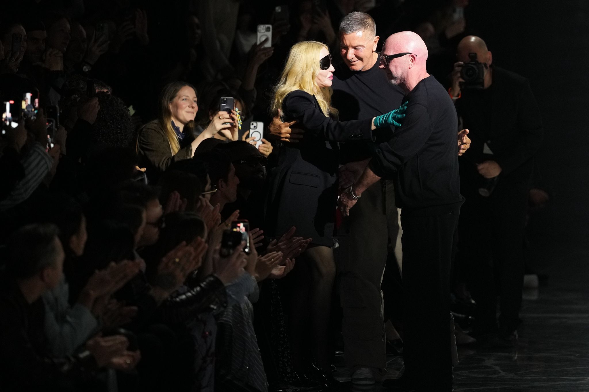 Madonna steals the spotlight at Dolce & Gabbana's Milan Fashion Week ...