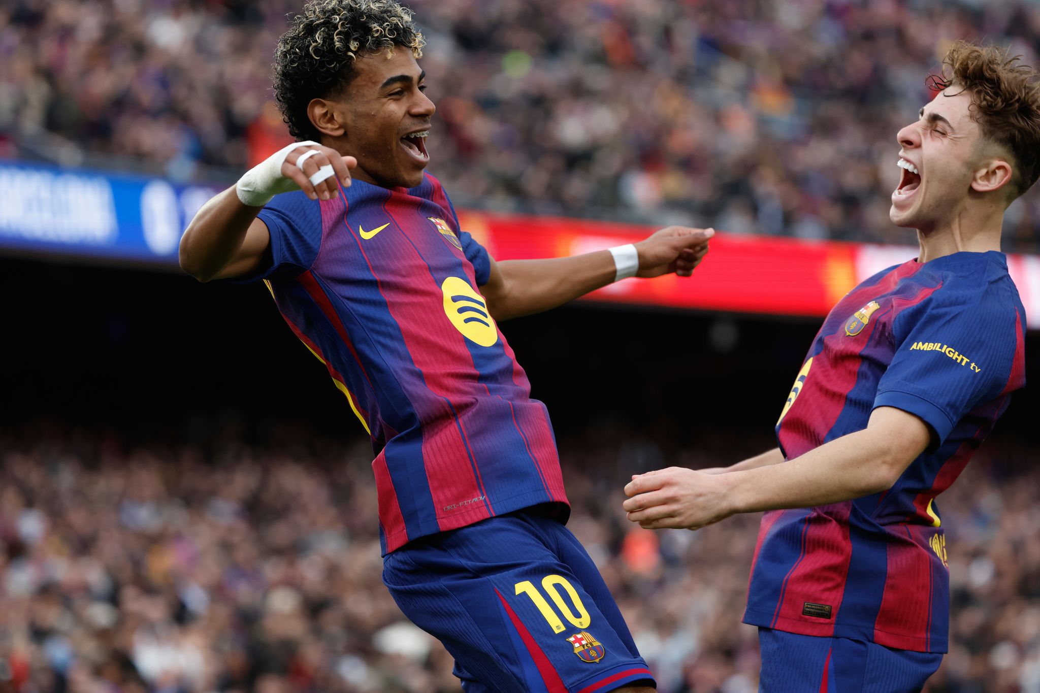 Yamal scores first hat trick for Barcelona in win over Villarreal in La ...