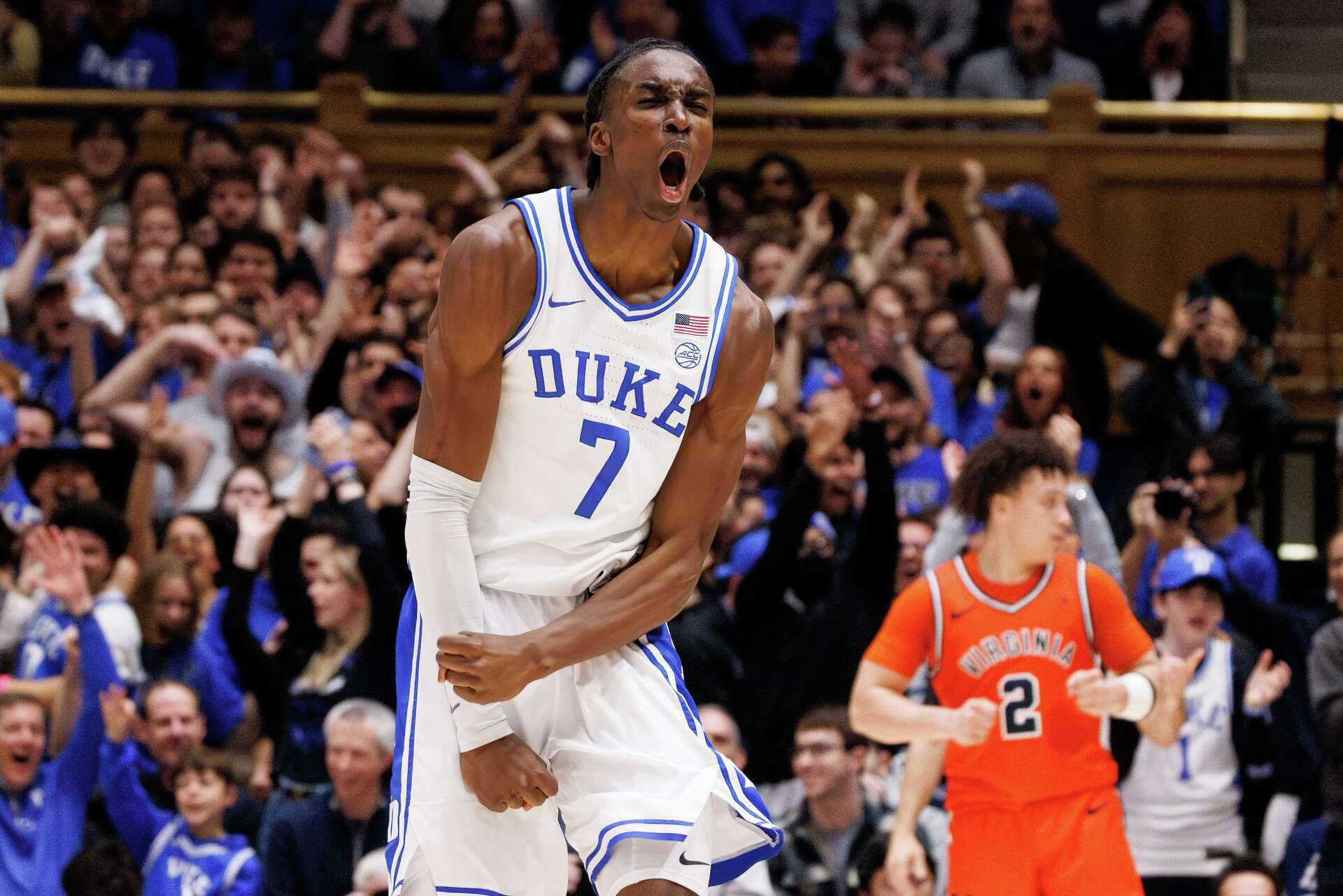 Evans, Boozer help No. 1 Duke beat No. 11 Virginia 77-51 to clinch ACC ...