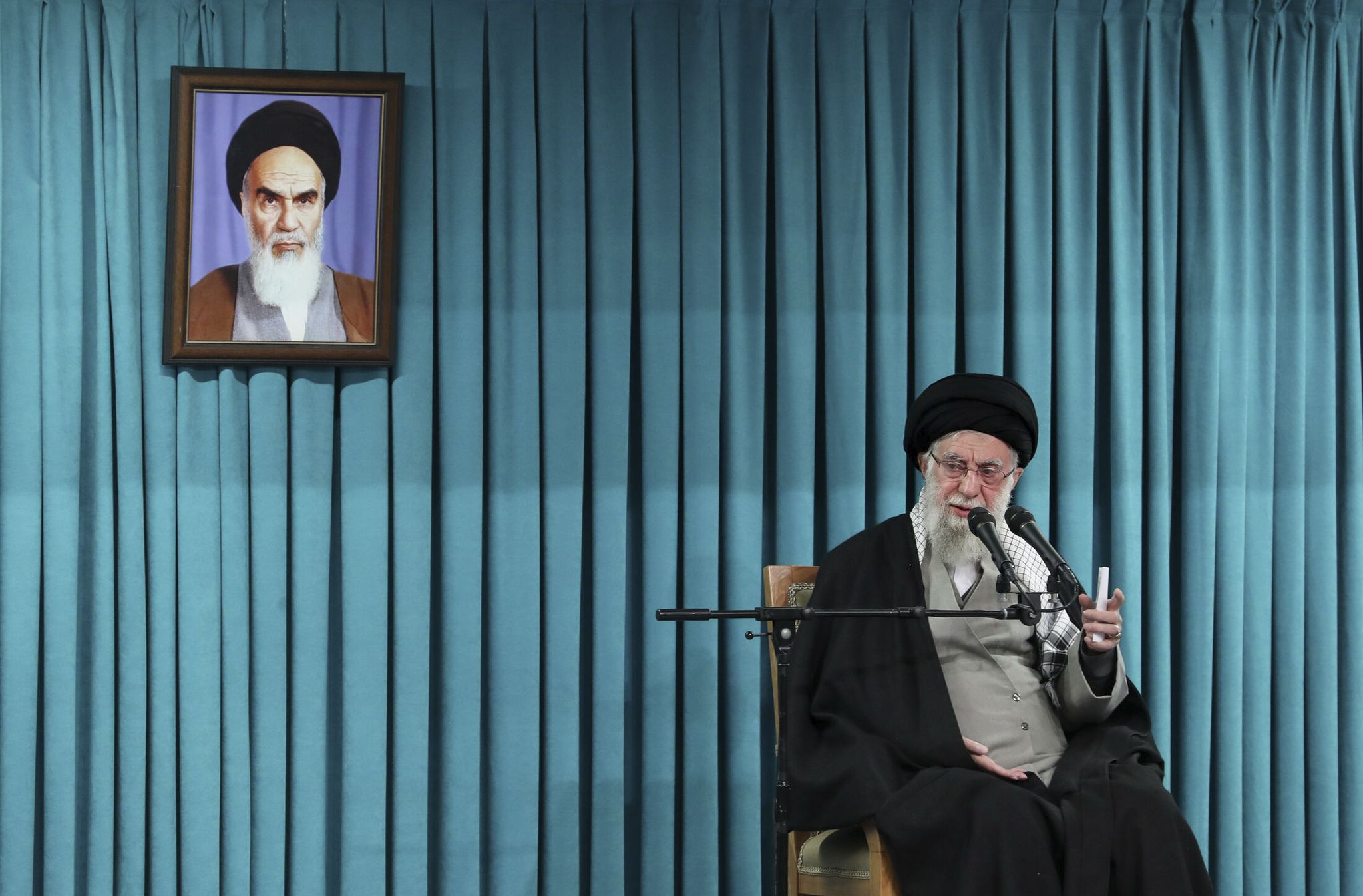Iran’s Supreme Leader Ayatollah Ali Khamenei, who led the Islamic ...