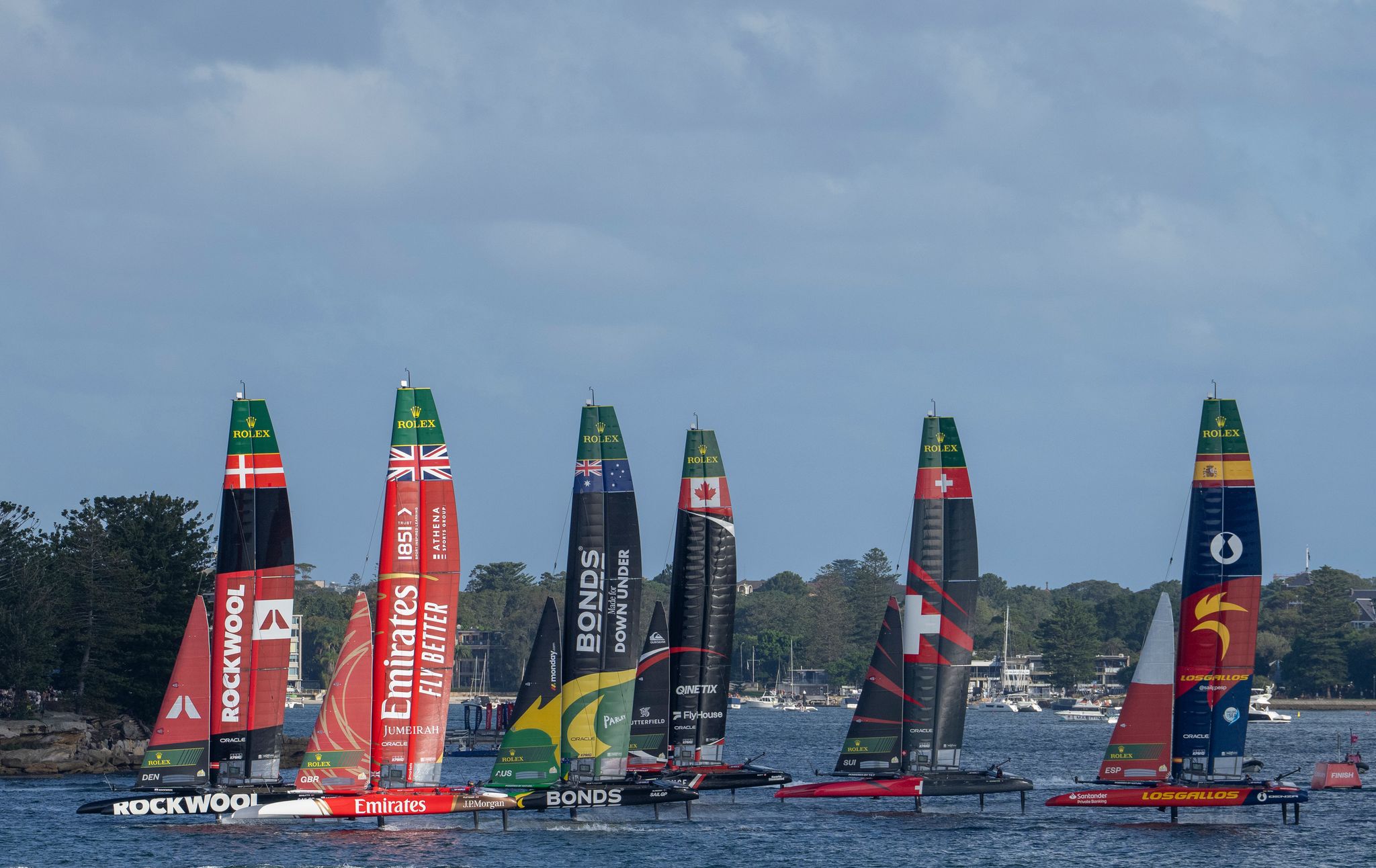 US wins the Sydney leg of Sail GP, showing its class in light winds