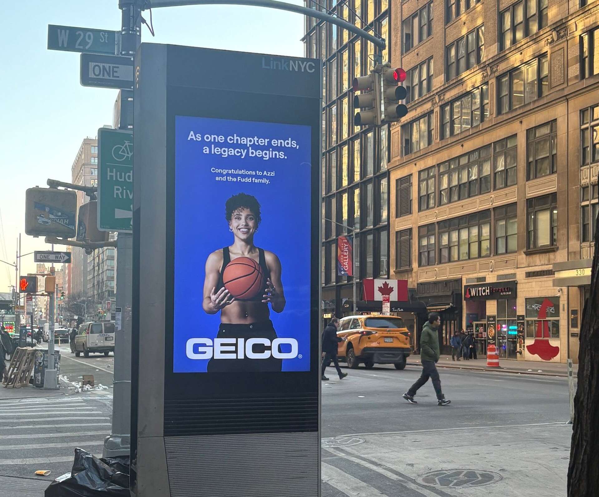 UConn star Azzi Fudd signs partnership with Geico