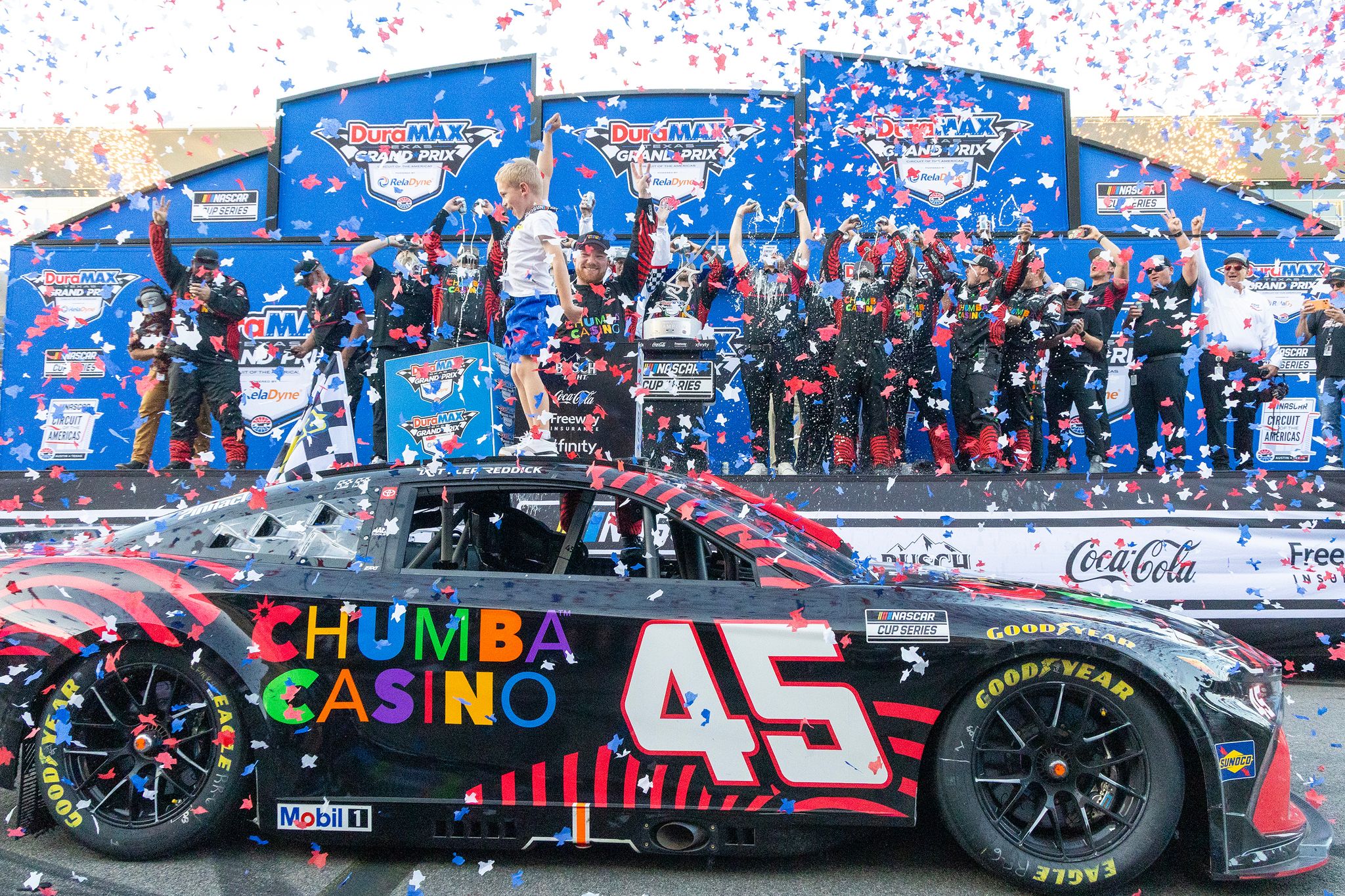 Tyler Reddick makes NASCAR history at COTA with 3rd straight win to ...