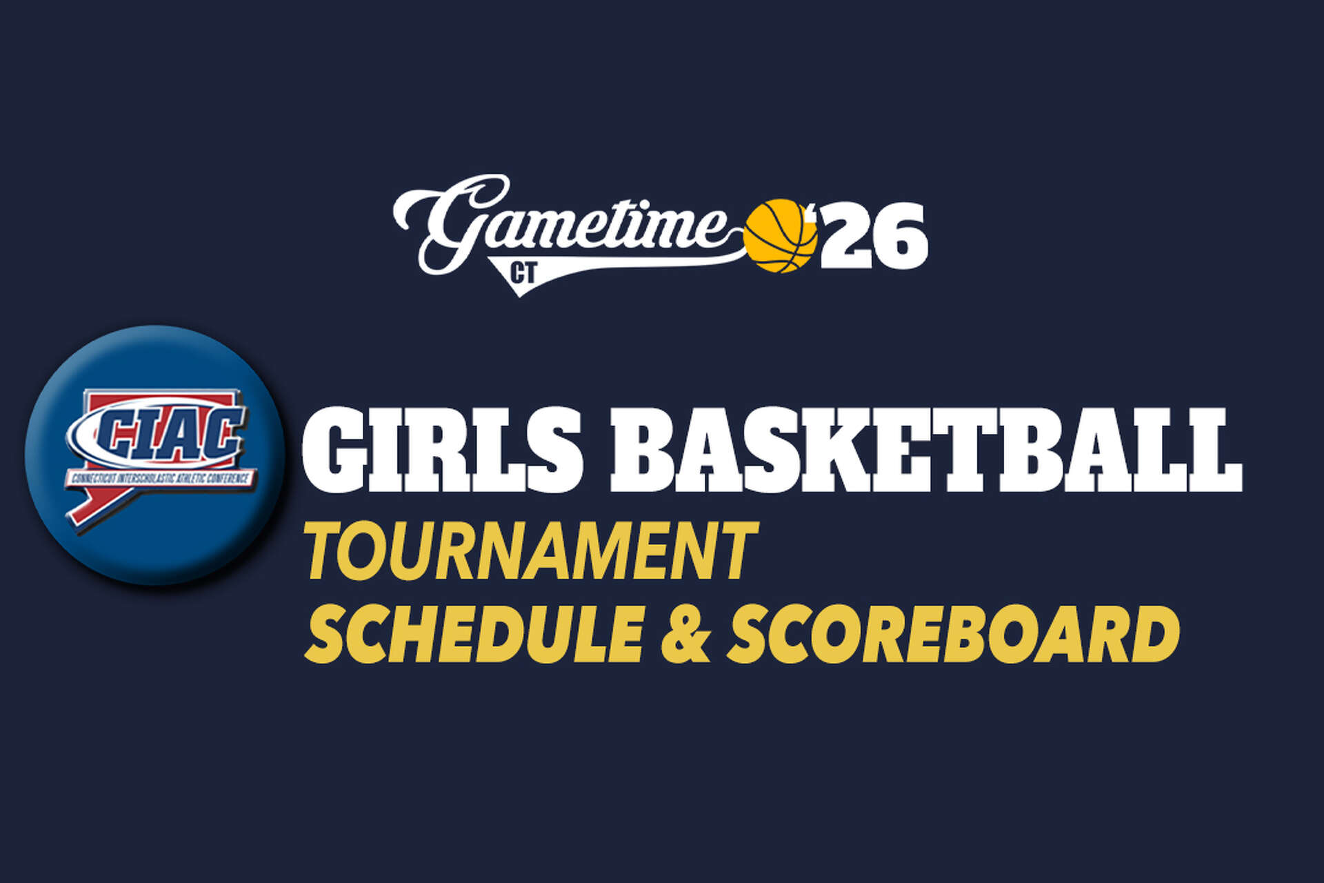 CIAC girls high school basketball tournament scoreboard, schedule 2026