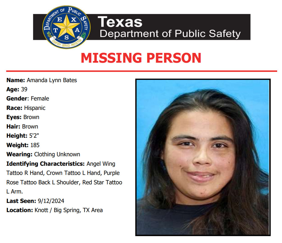 Amanda Lynn Bates missing: Howard County asks for tips