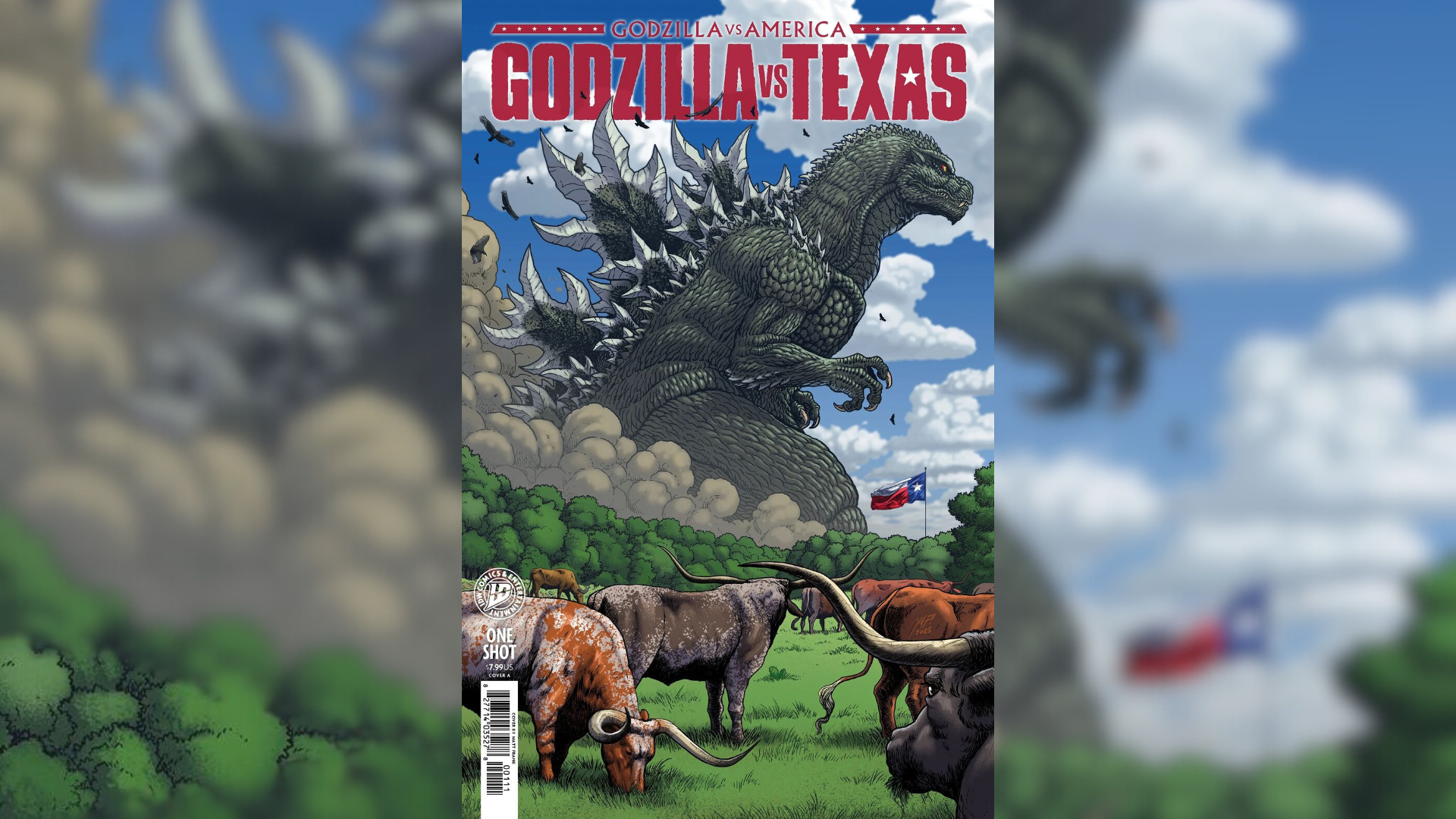 Godzilla is coming to stomp all over Texas in a new comics anthology