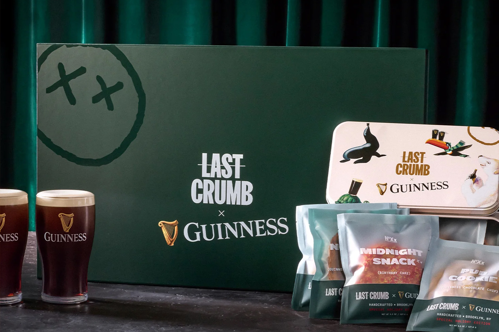 You can celebrate St. Paddy’s Day with a Guinness cookie gift box