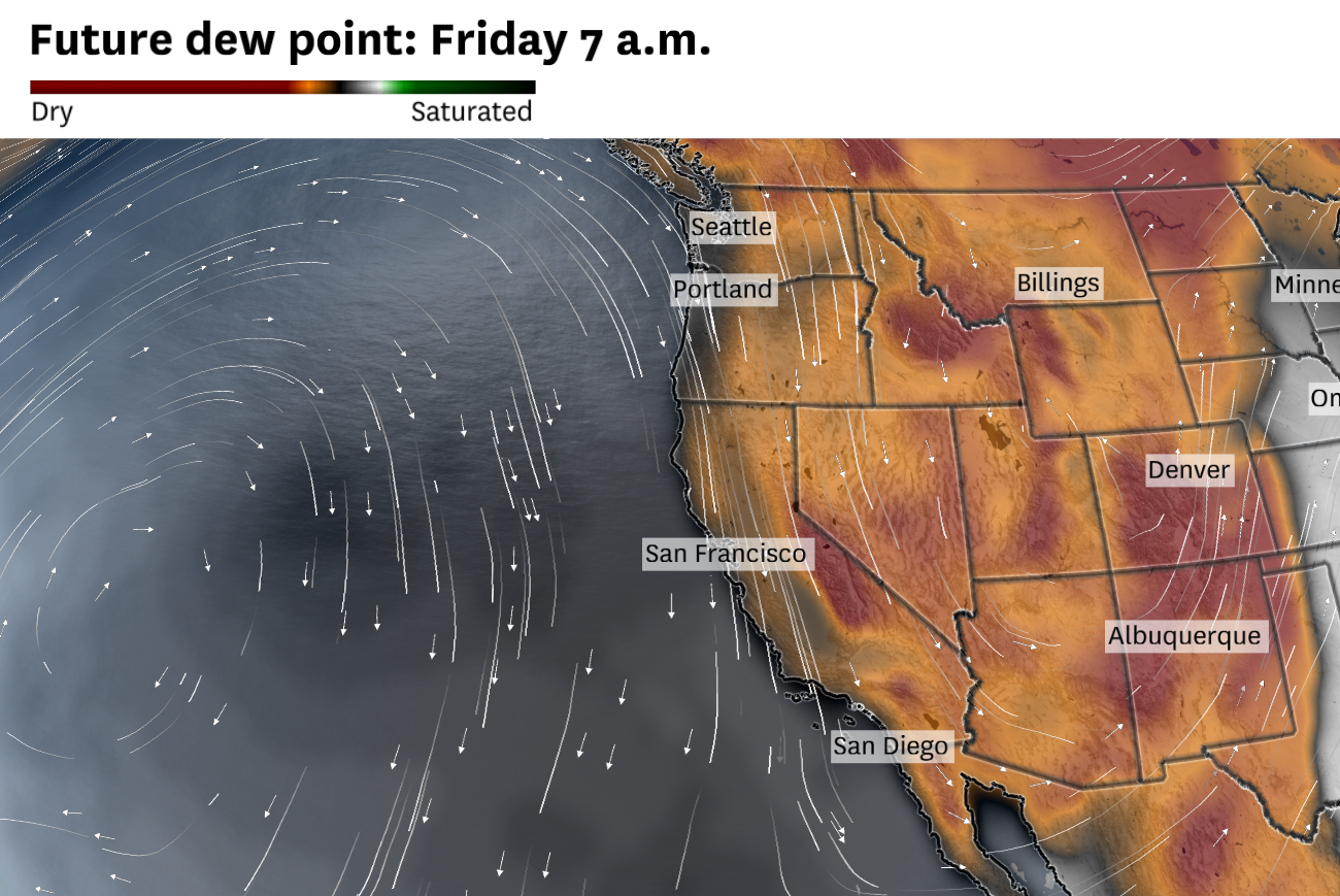 Bay Area in for weather whiplash as dry winds wipe away humidity