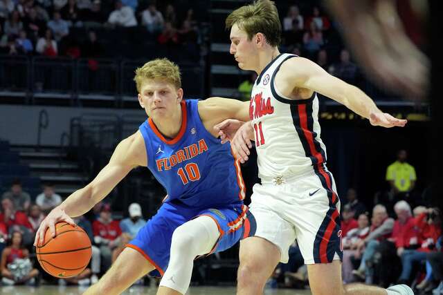 Florida leading scorer Thomas Haugh sits out home finale as a precaution