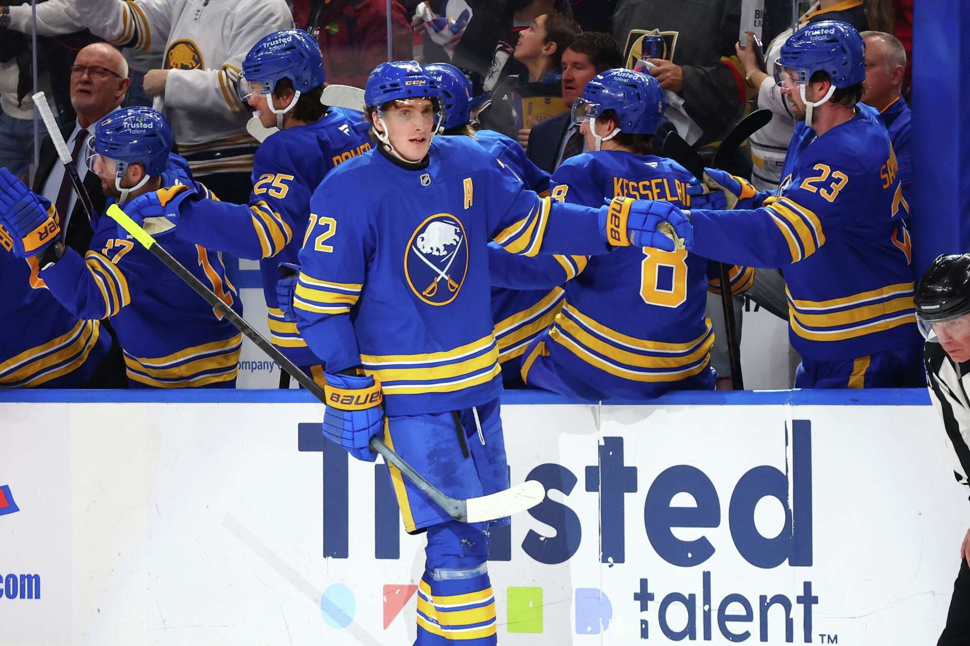 Tage Thompson scores decisive goal to cap night Sabres honor their US ...