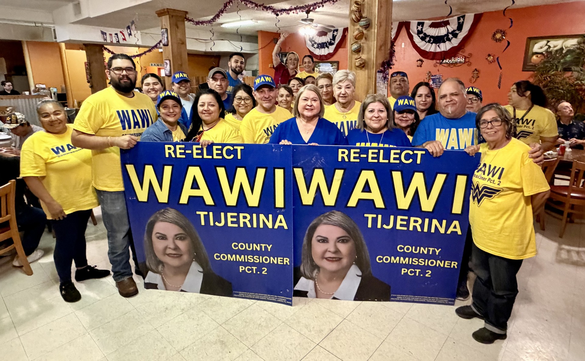 Wawi Tijerina avoids runoff, wins sixth Webb County Precinct 2 term